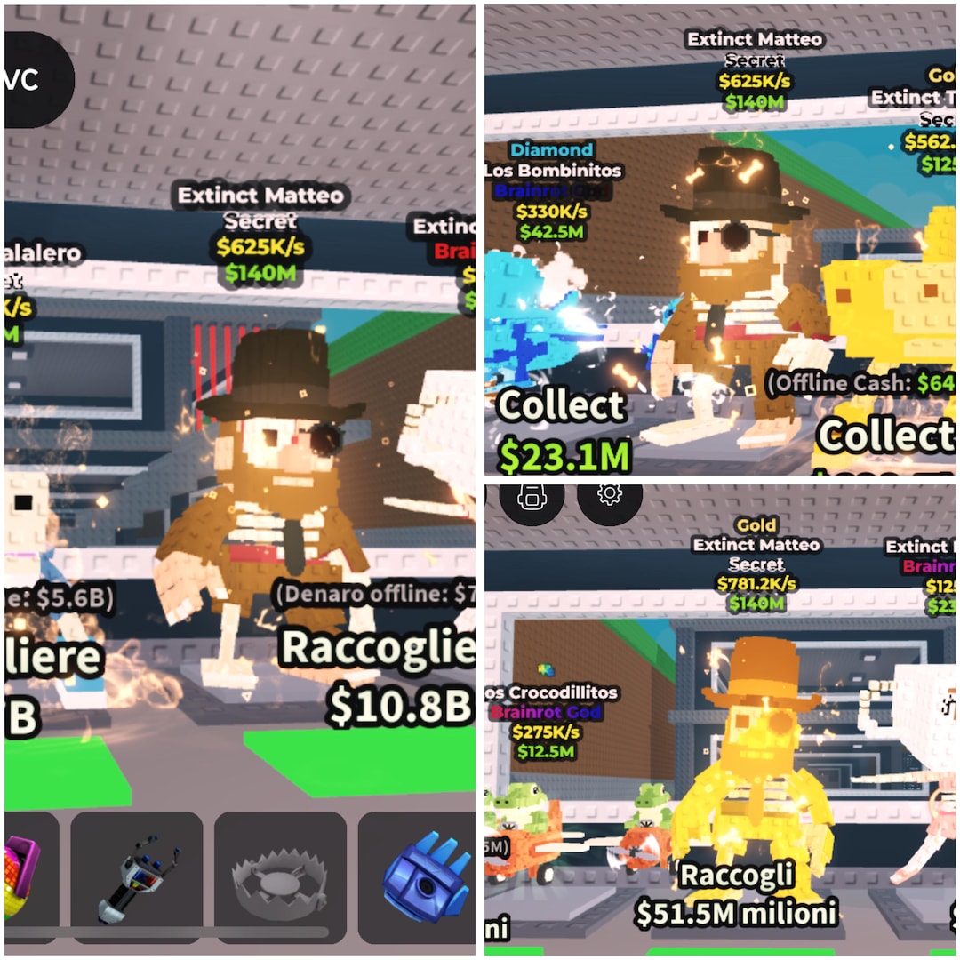 Steal A Brainrot - Extinct Matteo SECRET - Random Item - Etsy Australia