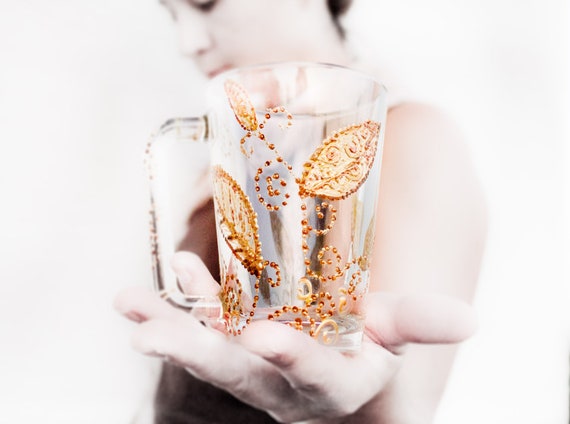 Items similar to Fall Leaves Mug - Fall Tea Cup on Etsy