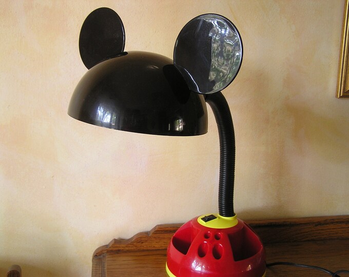 MICKEY Mouse Desk LAMP Mouse Ears DISNEY - Etsy