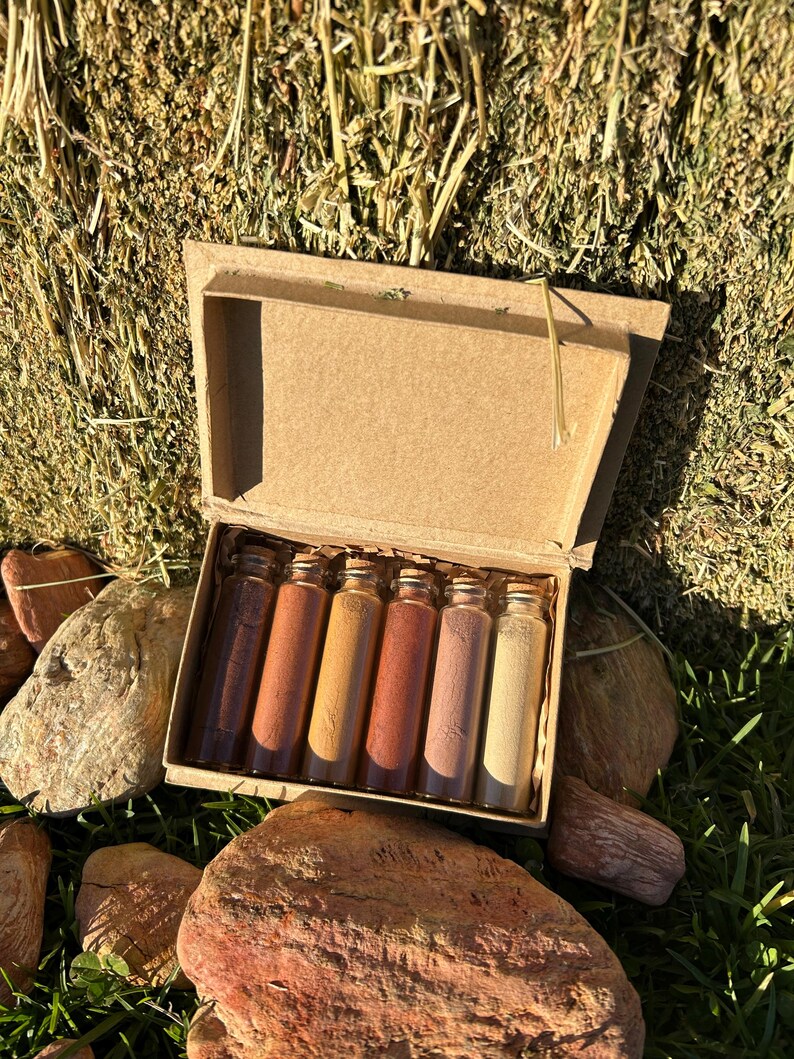 Australian Earth Pigment Set: Natural Ochre, Iron Oxide - 6 X 40g - Etsy
