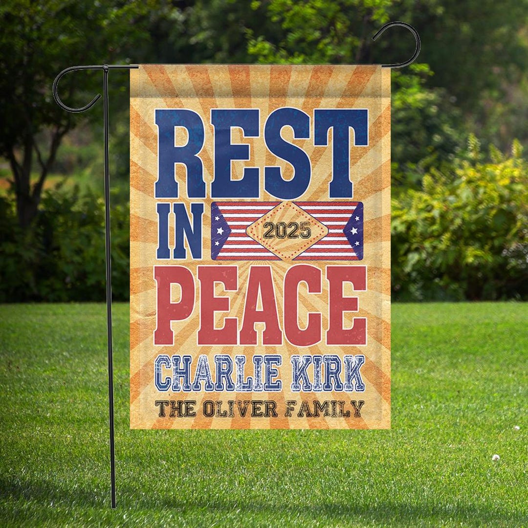 Personalized C-kirk Freedom Garden Flag | Custom Outdoor Yard Banner ...