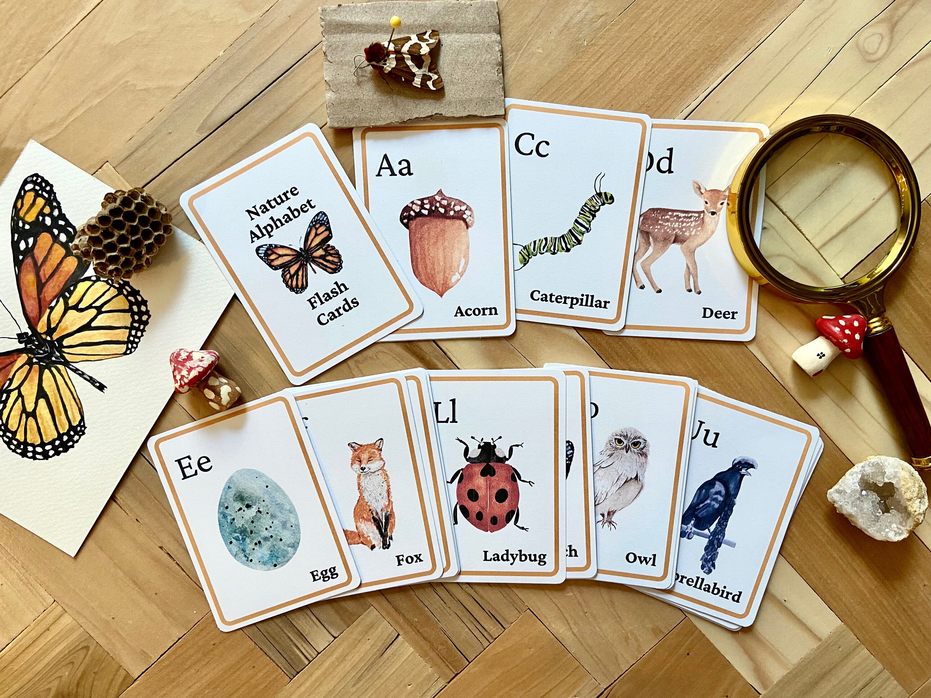 Alphabet BUNDLE Printable ABC Flash Cards Charlotte Mason - Etsy