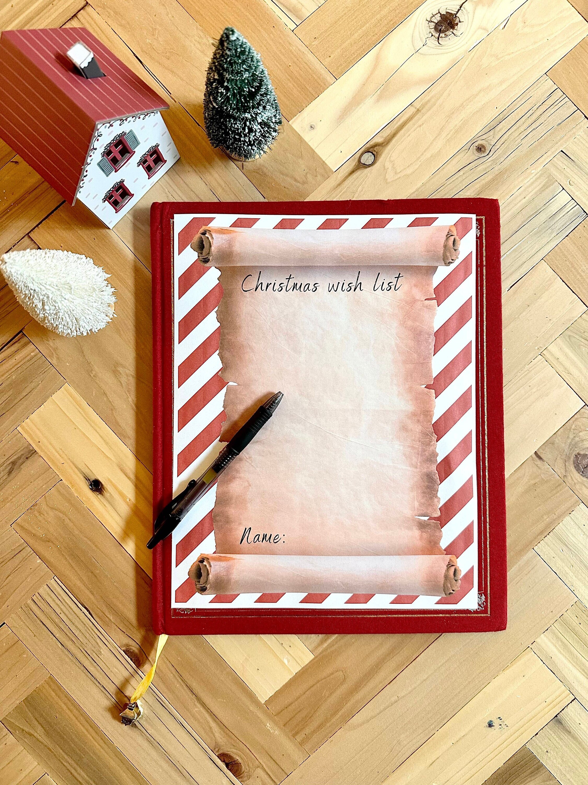 Christmas Wish List, Letter to Santa Claus, Christmas Printable for ...