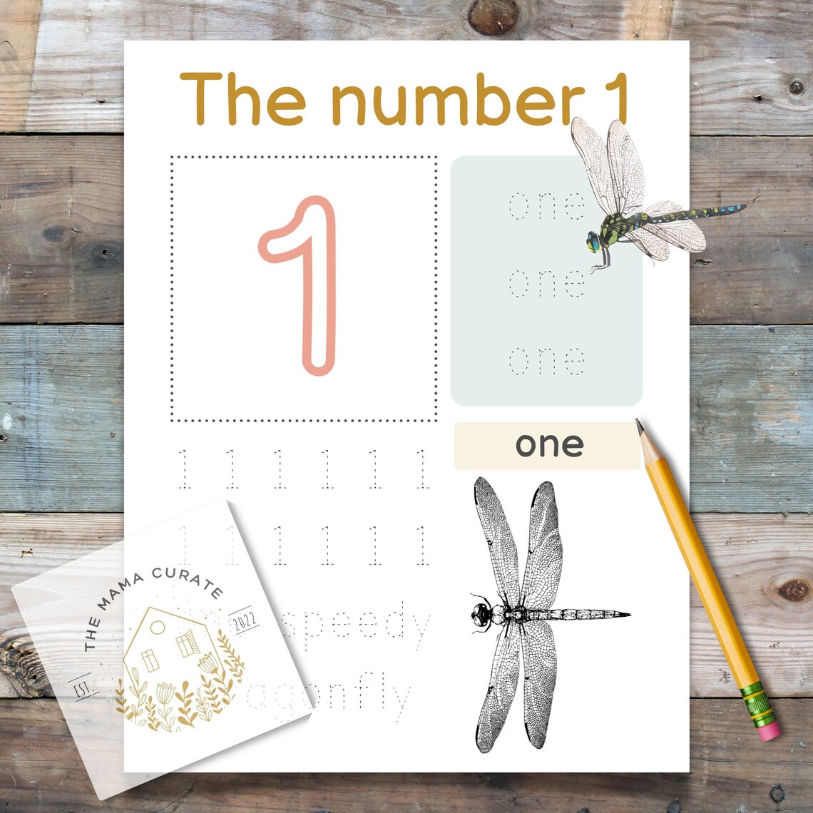 Number Tracing Worksheets Printable Homeschool Resource Preschool ...