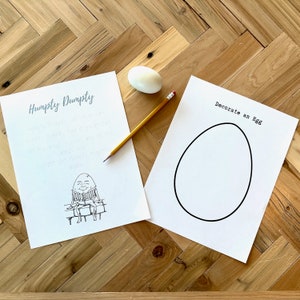 Egg Anatomy Printable: Spring Nature Study Bundle (digital Download) - Etsy