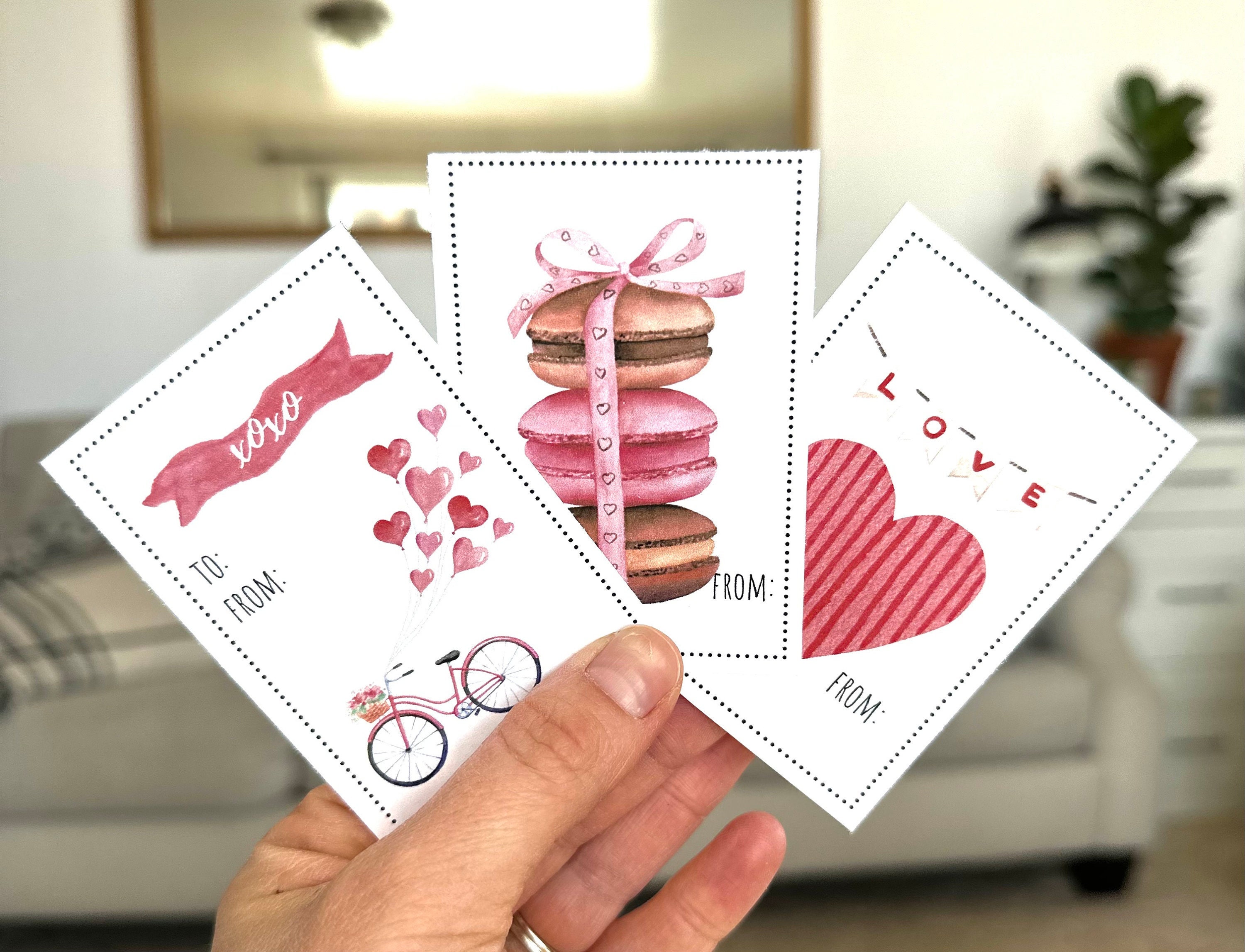 Printable Valentine's Day Cards, Classroom Valentine's Day Cards for ...