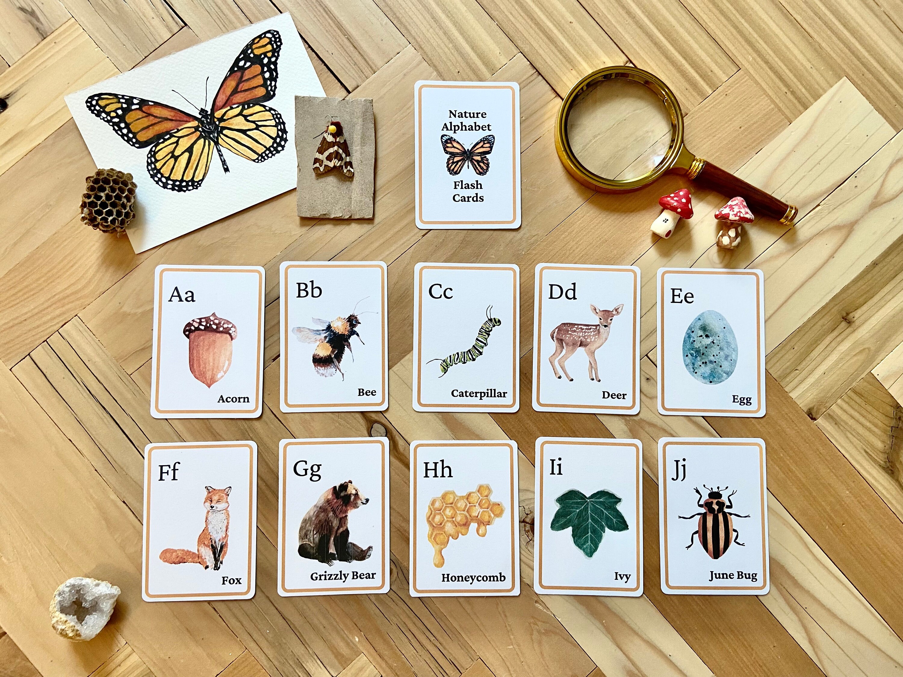 Alphabet BUNDLE Printable ABC Flash Cards Charlotte Mason - Etsy