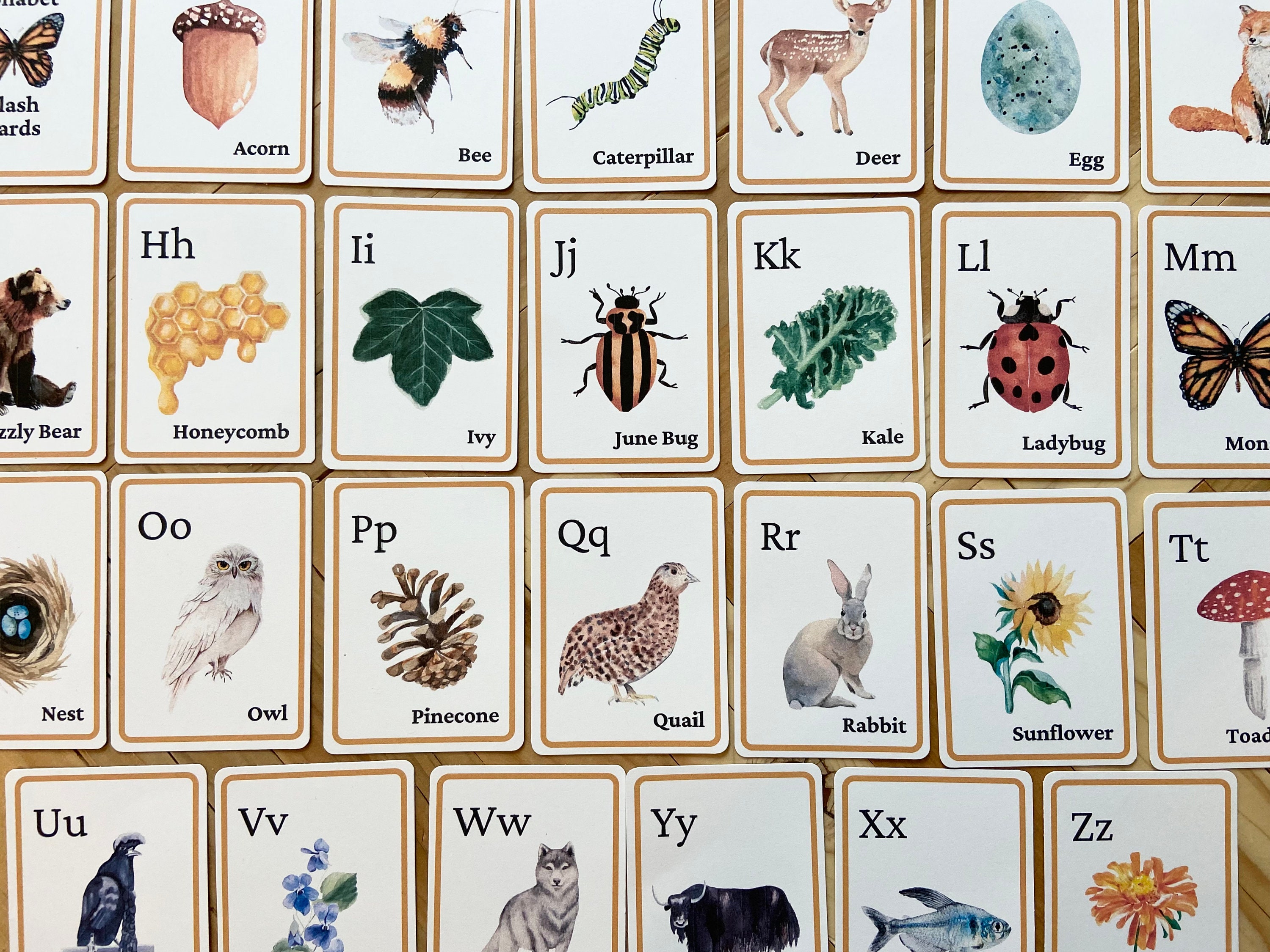 Alphabet BUNDLE Printable ABC Flash Cards Charlotte Mason - Etsy