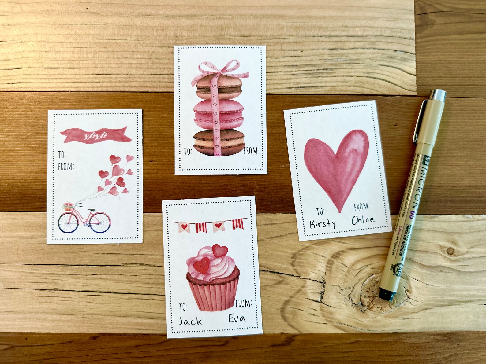 Printable Valentine's Day Cards, Classroom Valentine's Day Cards for ...
