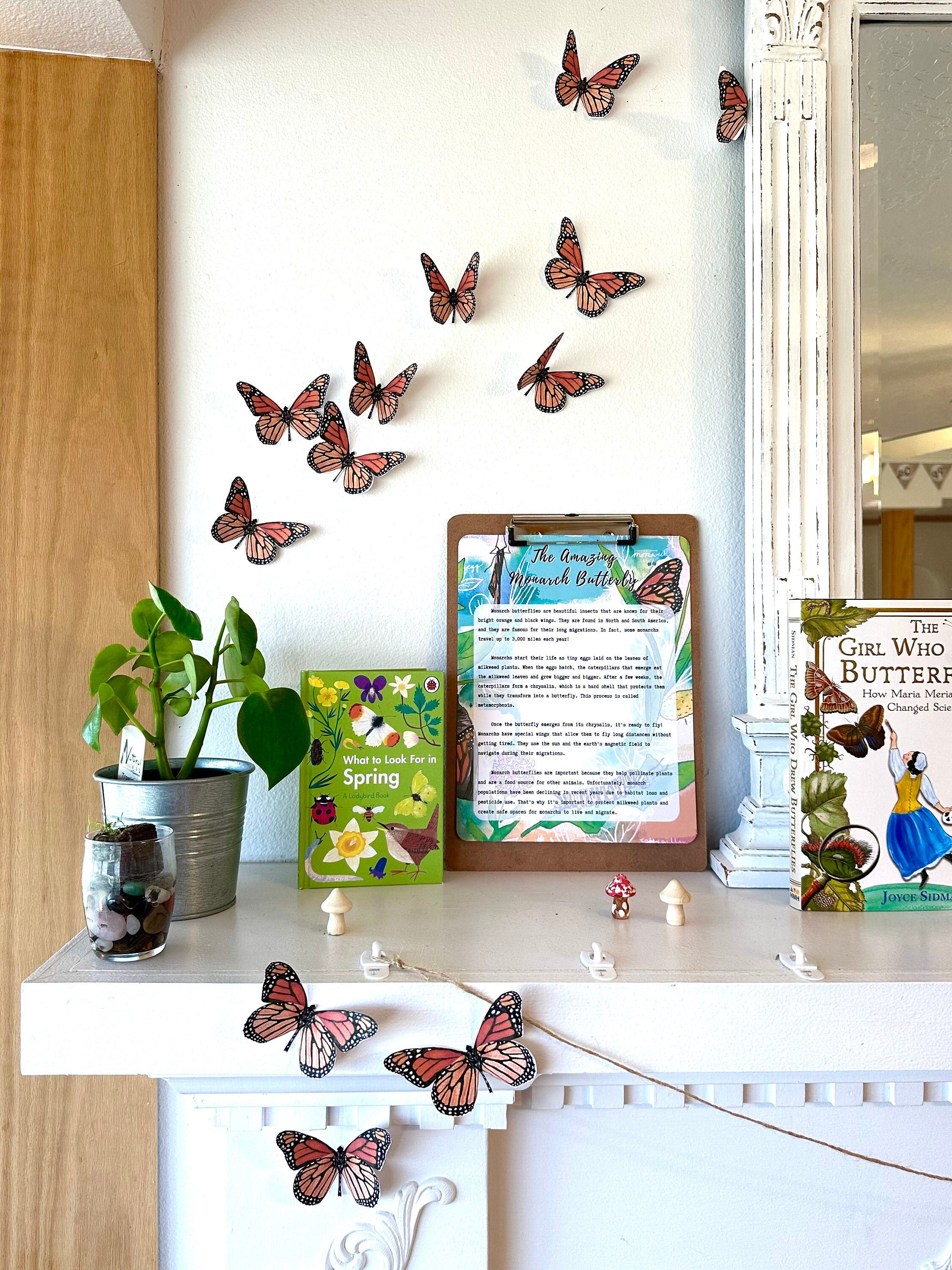 Butterfly Printable Monarch Bundle - Etsy