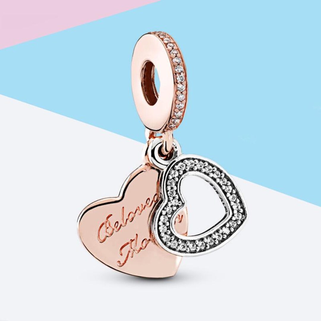 Pandora Ale R Rose Gold Beloved Mother Heart - Etsy
