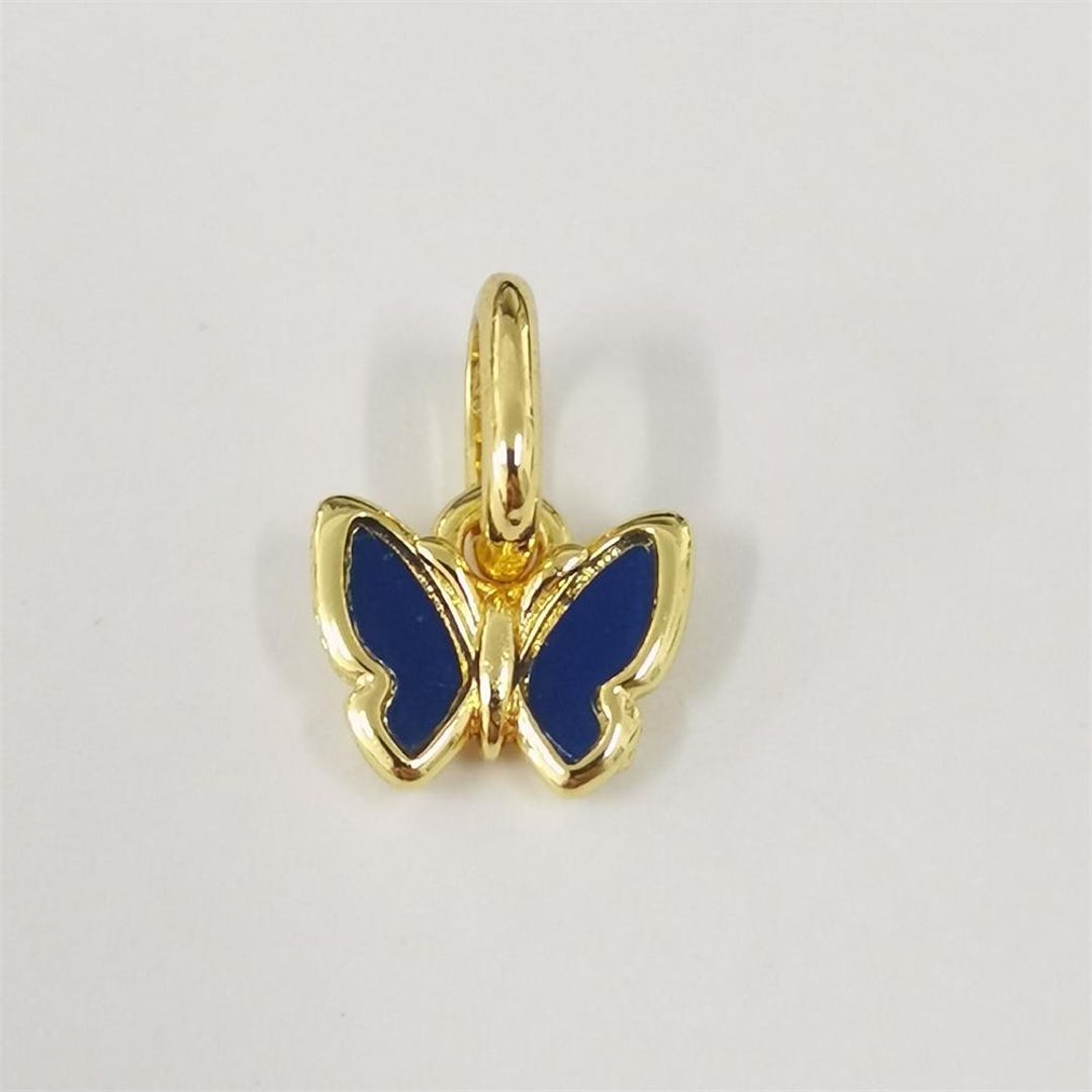 Pandora Blue Butterfly Mini Dangle Charm - Etsy