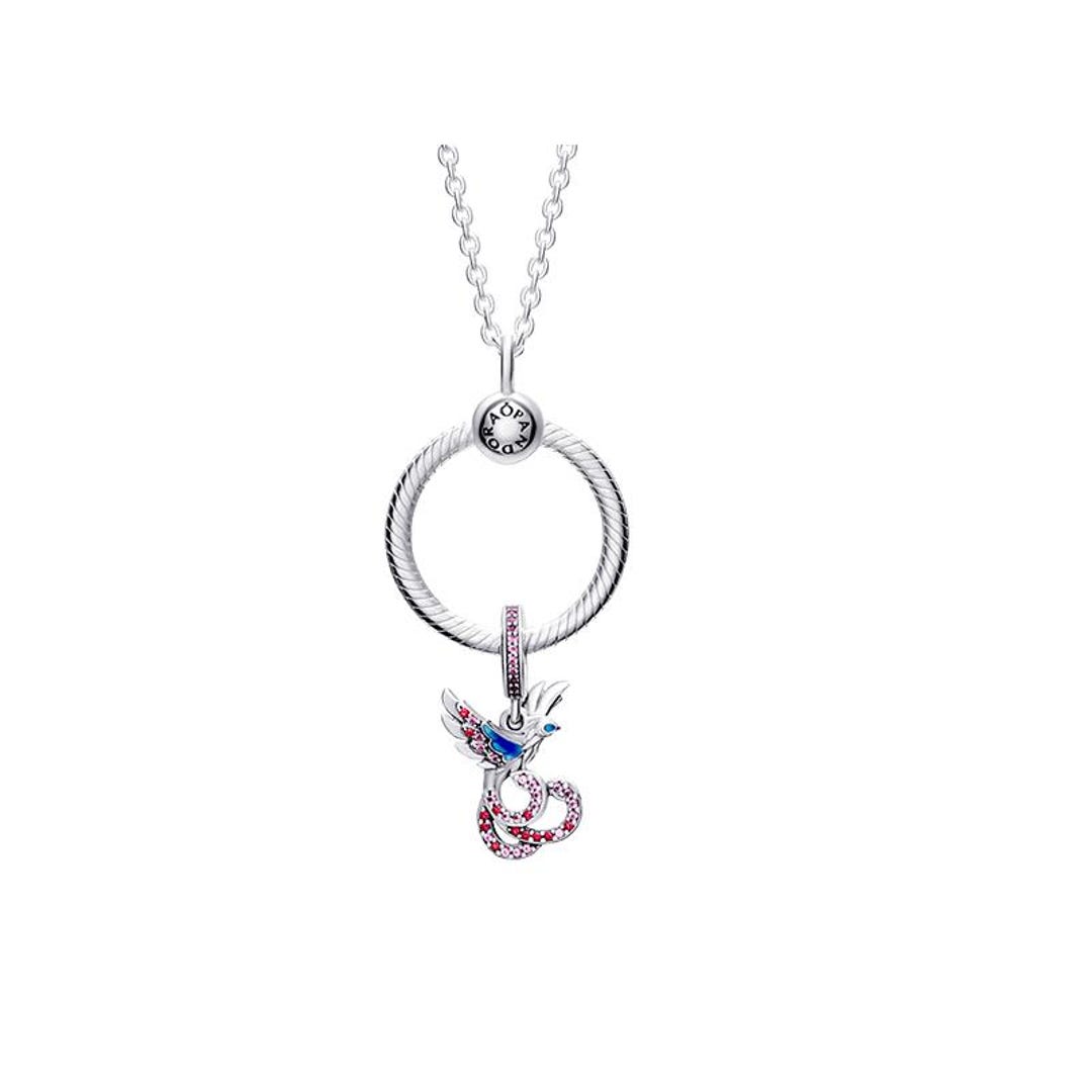 Pandora Chinese Mythical Phoenix Dangle Ale S925 O Pendant Set Necklace ...