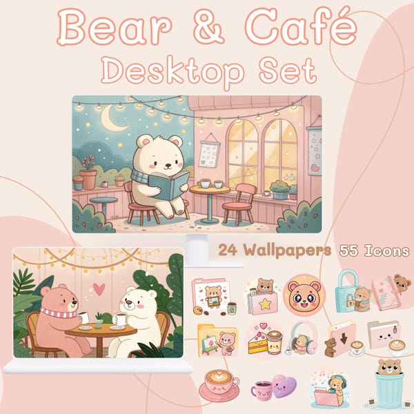 Cafe Wallpaper - Etsy