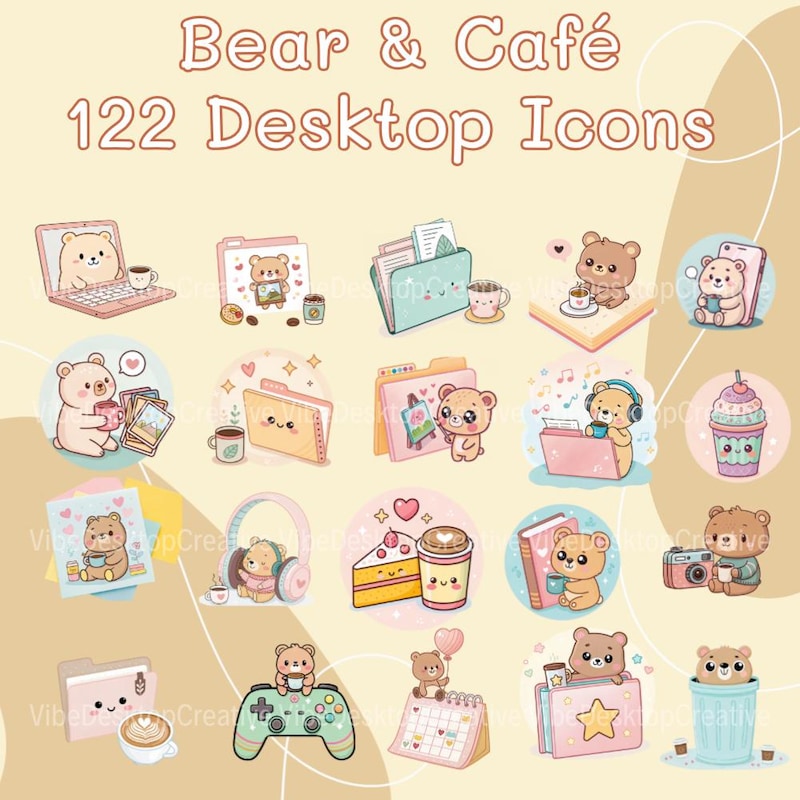 Desktop Icons Sets - Etsy