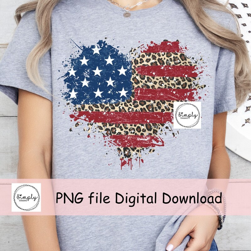 American Flag Heart - Etsy