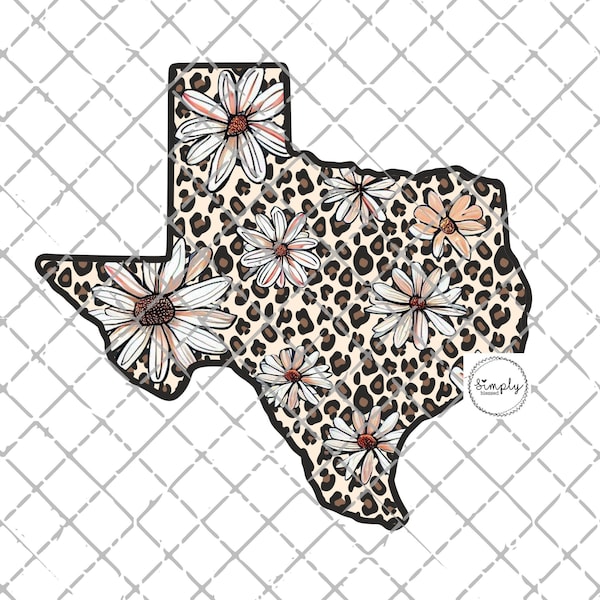 Leopard Texas Png - Etsy