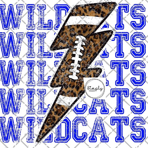 Wildcats Png School Spirit Design PNG School Mascot Leopard - Etsy