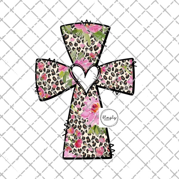 Leopard Cross - Etsy