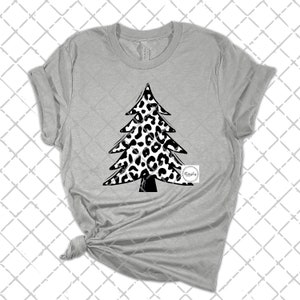 Leopard Christmas Tree PNG SVG, Christmas Sublimation or DTF Shirt ...