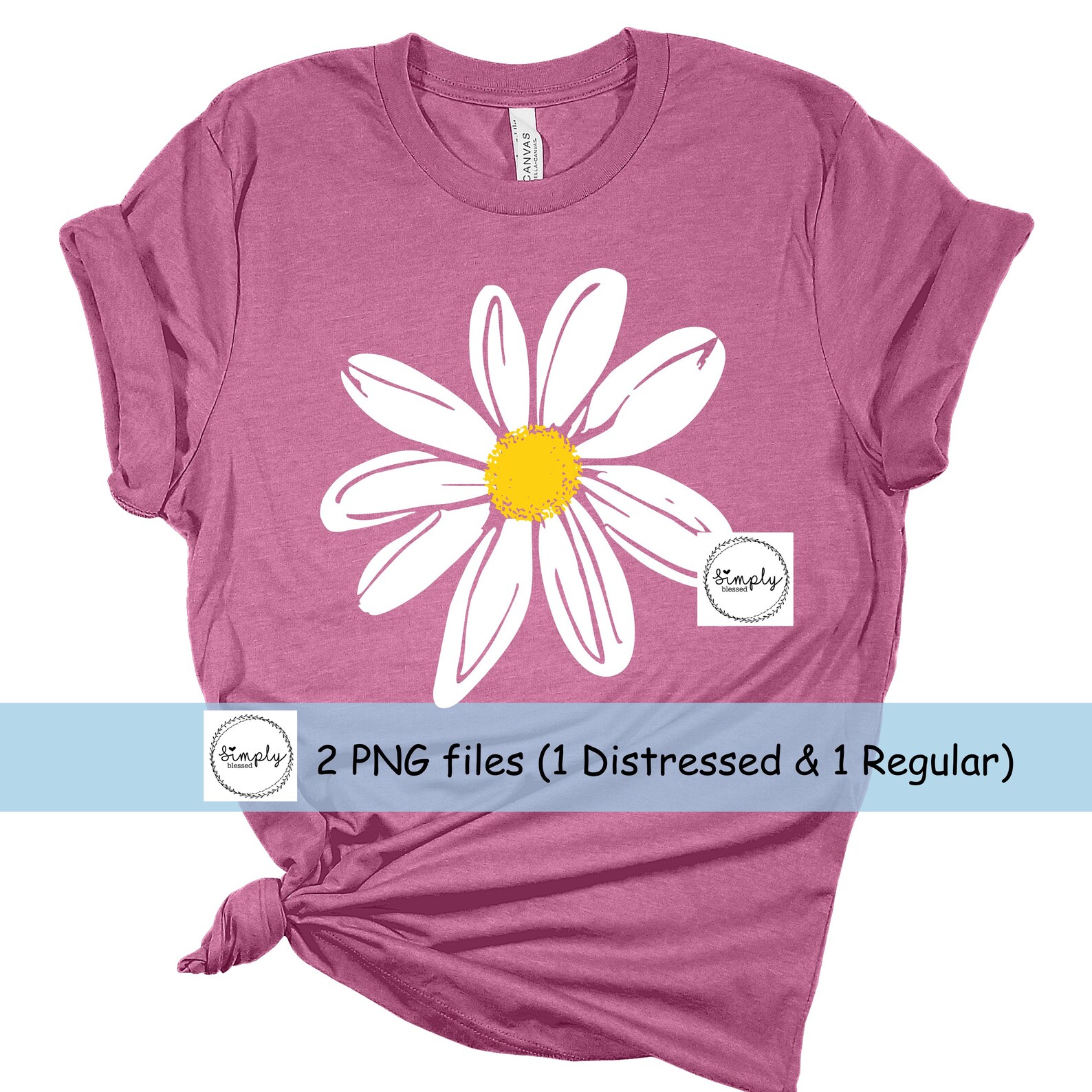 Daisy Shirt Design PNG, Summer Png, Wildflower Png, Flower Shirt Design ...