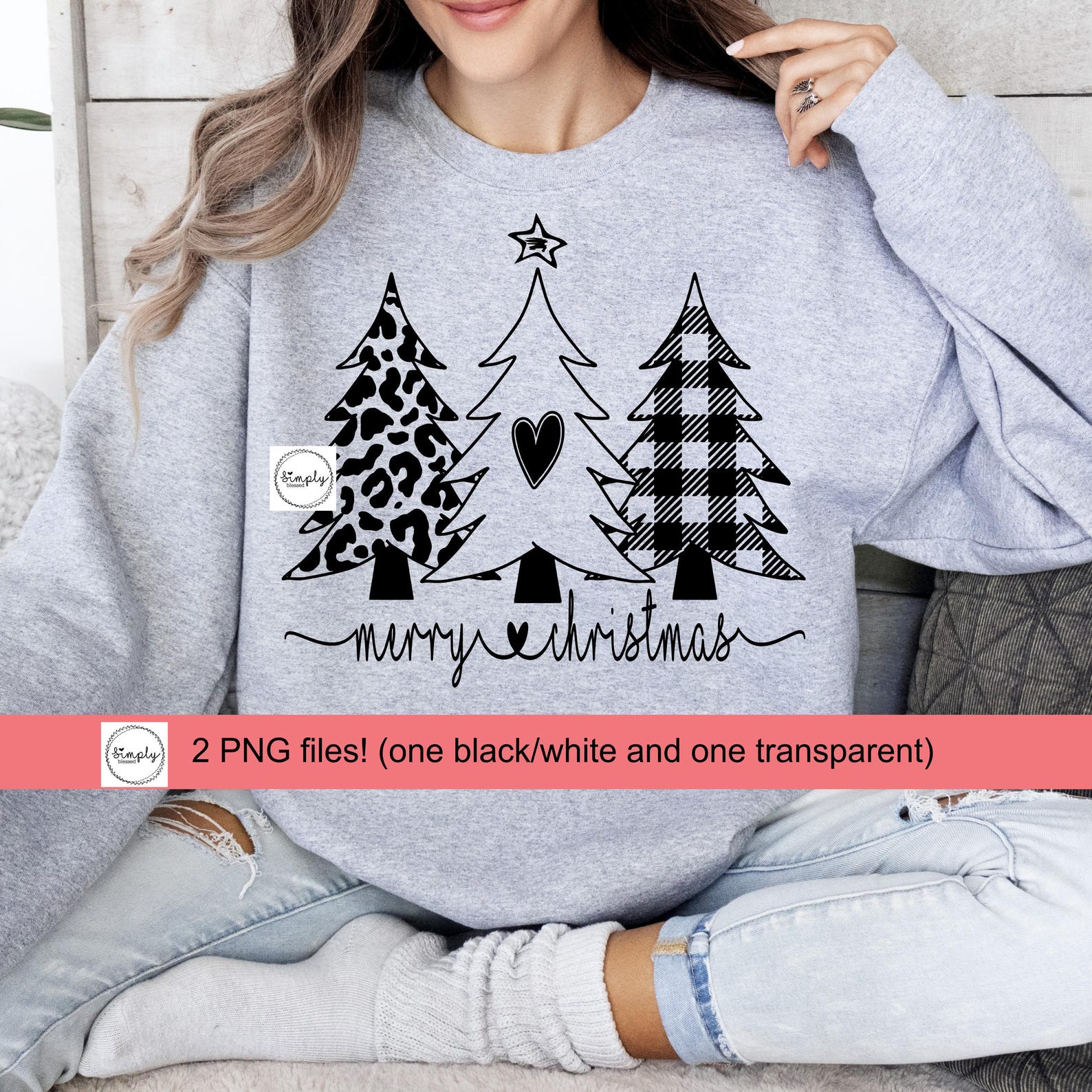 Leopard Christmas Trees Png - Christmas Sublimation Design - Christmas ...