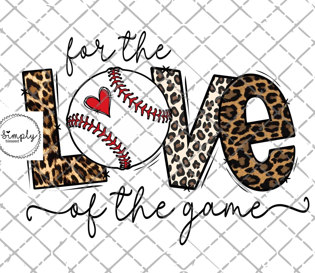 Baseball Png Love Baseball Sublimation Digital Download for - Etsy