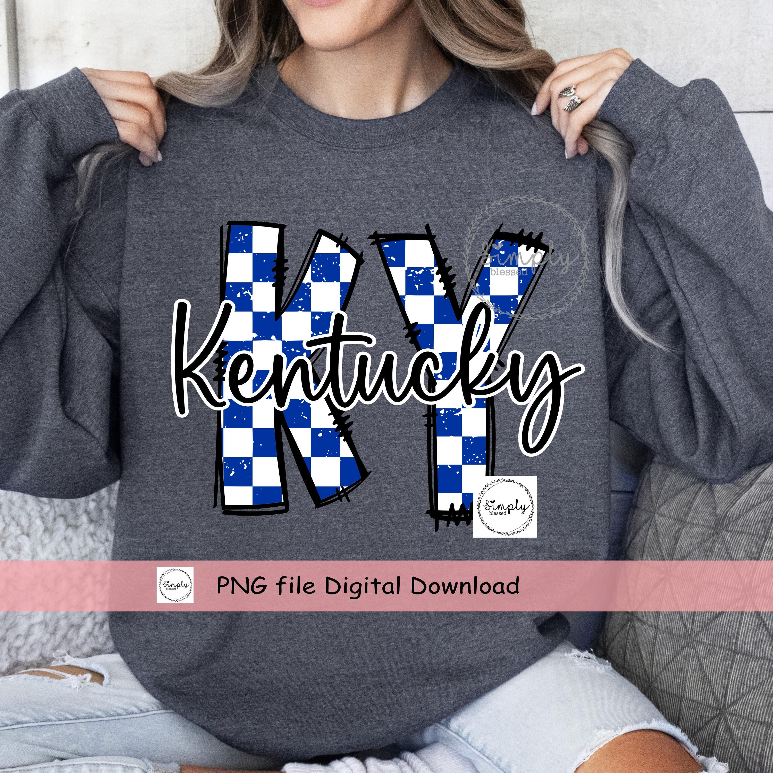 Kentucky Shirt Design, Trendy Kentucky, Preppy State DTF or Sublimation ...