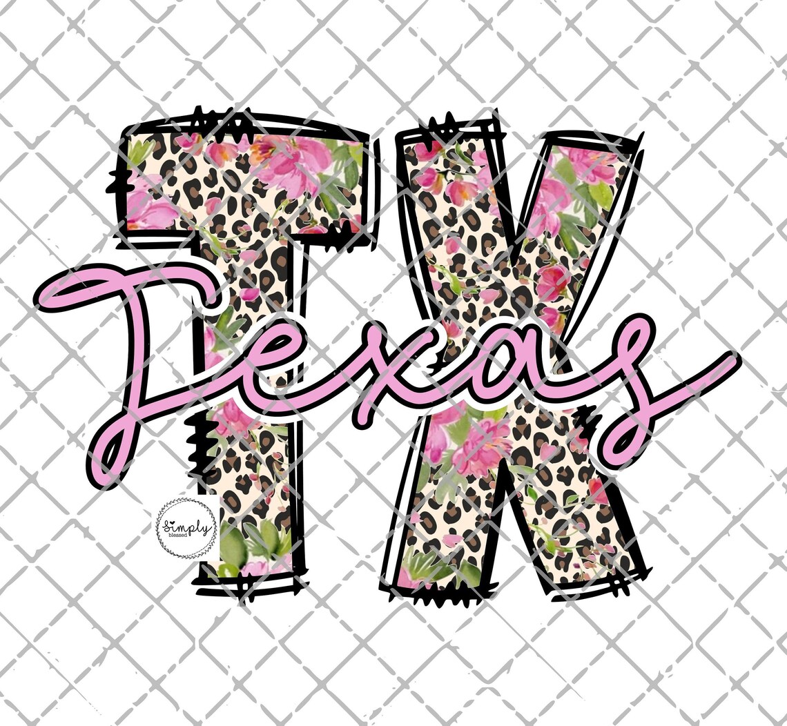 Texas Png, Texas Sublimation Design Download, Texas Leopard Png, Texas ...