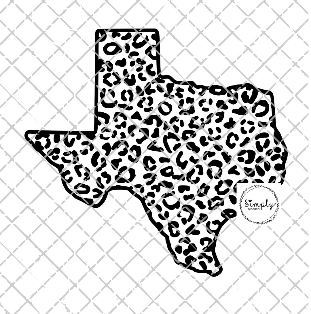 Texas Leopard Svg, Png File, Sublimation Download, Texas Png, Design ...