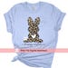 Easter Png, Leopard Easter Bunny Png, Happy Easter Sublimation Design ...
