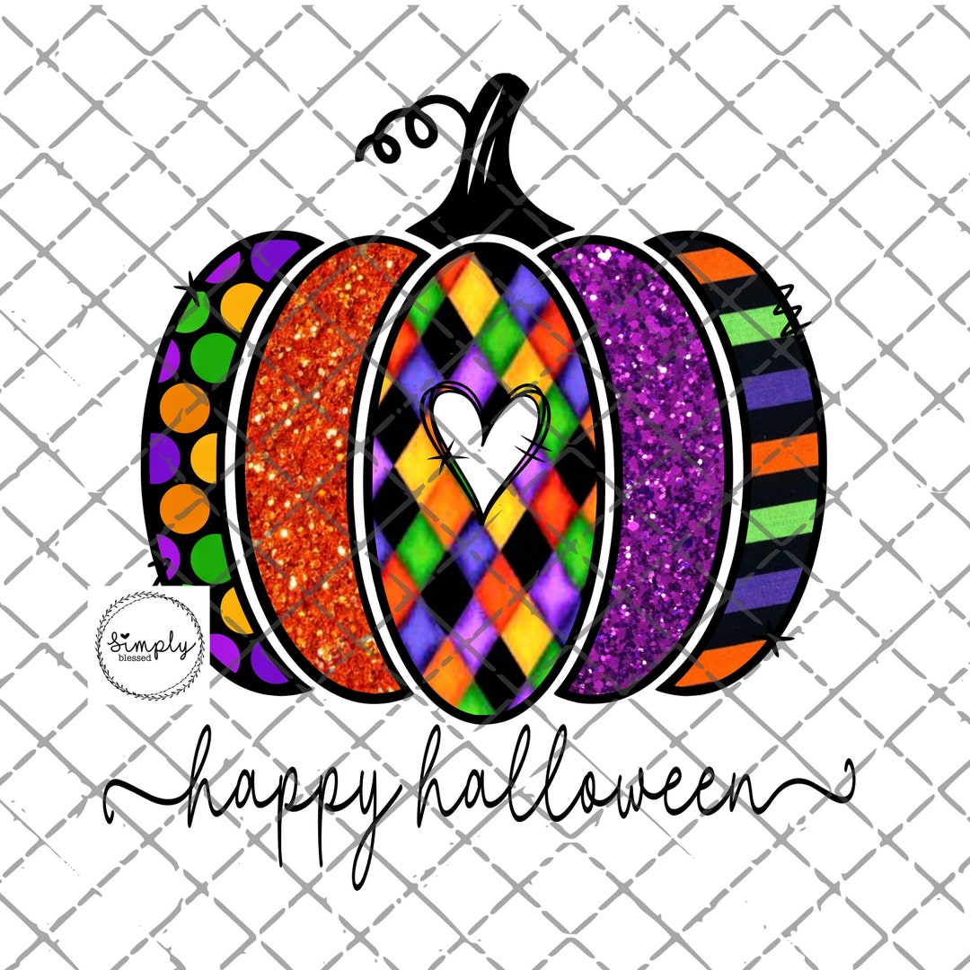 Halloween Pumpkin Sublimation Design PNG, Halloween Png, Digital File ...