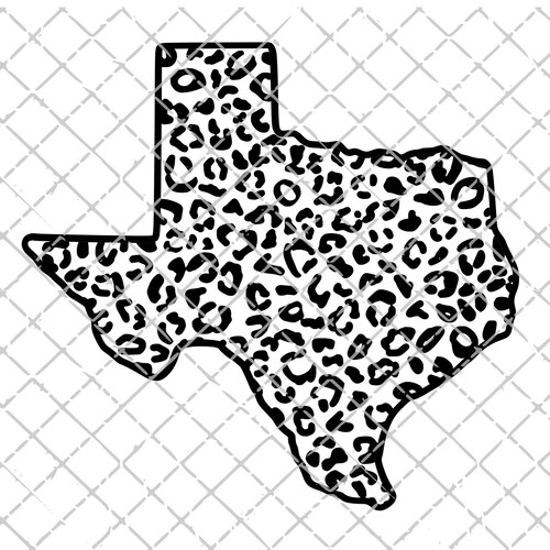 Texas Leopard Svg Png File Sublimation Download Texas Png - Etsy