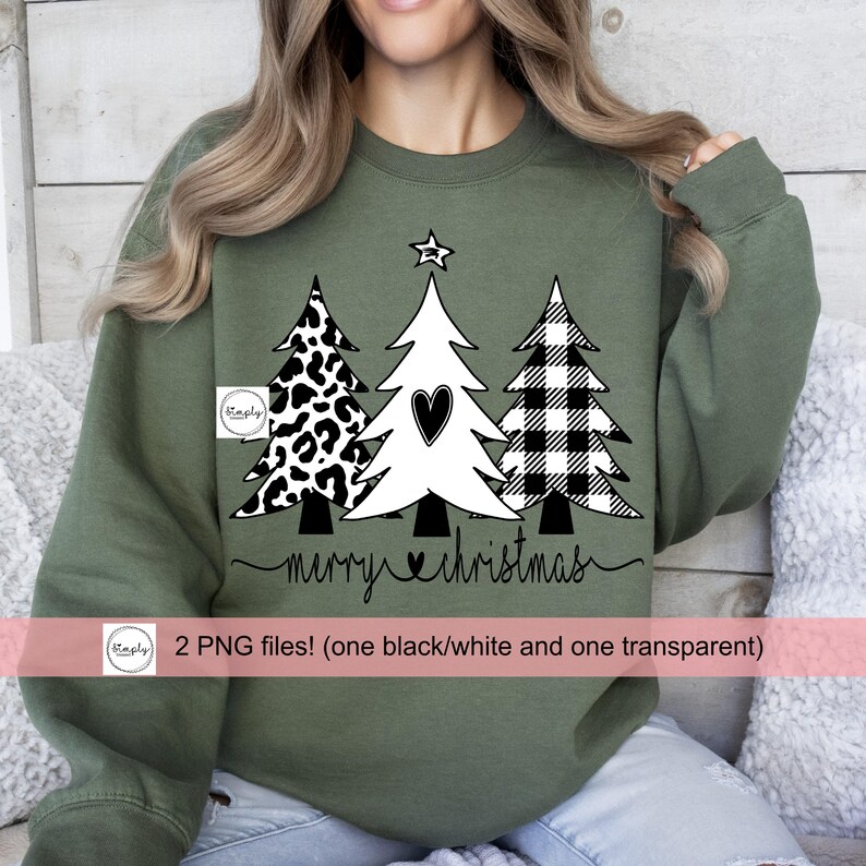 Leopard Christmas Trees Png - Christmas Sublimation Design - Christmas ...