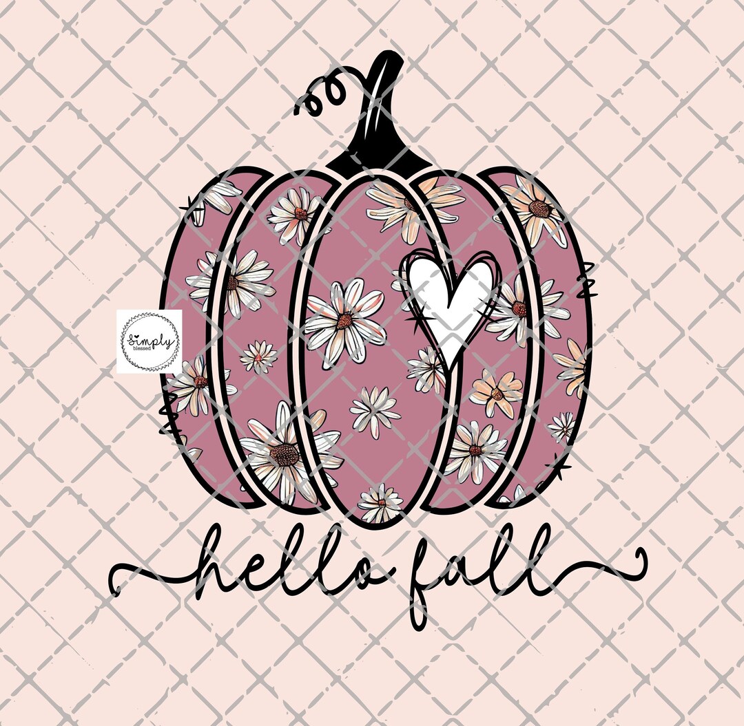 Pumpkin Png, Hello Fall Leopard Pumpkin Boho Sublimation Design ...