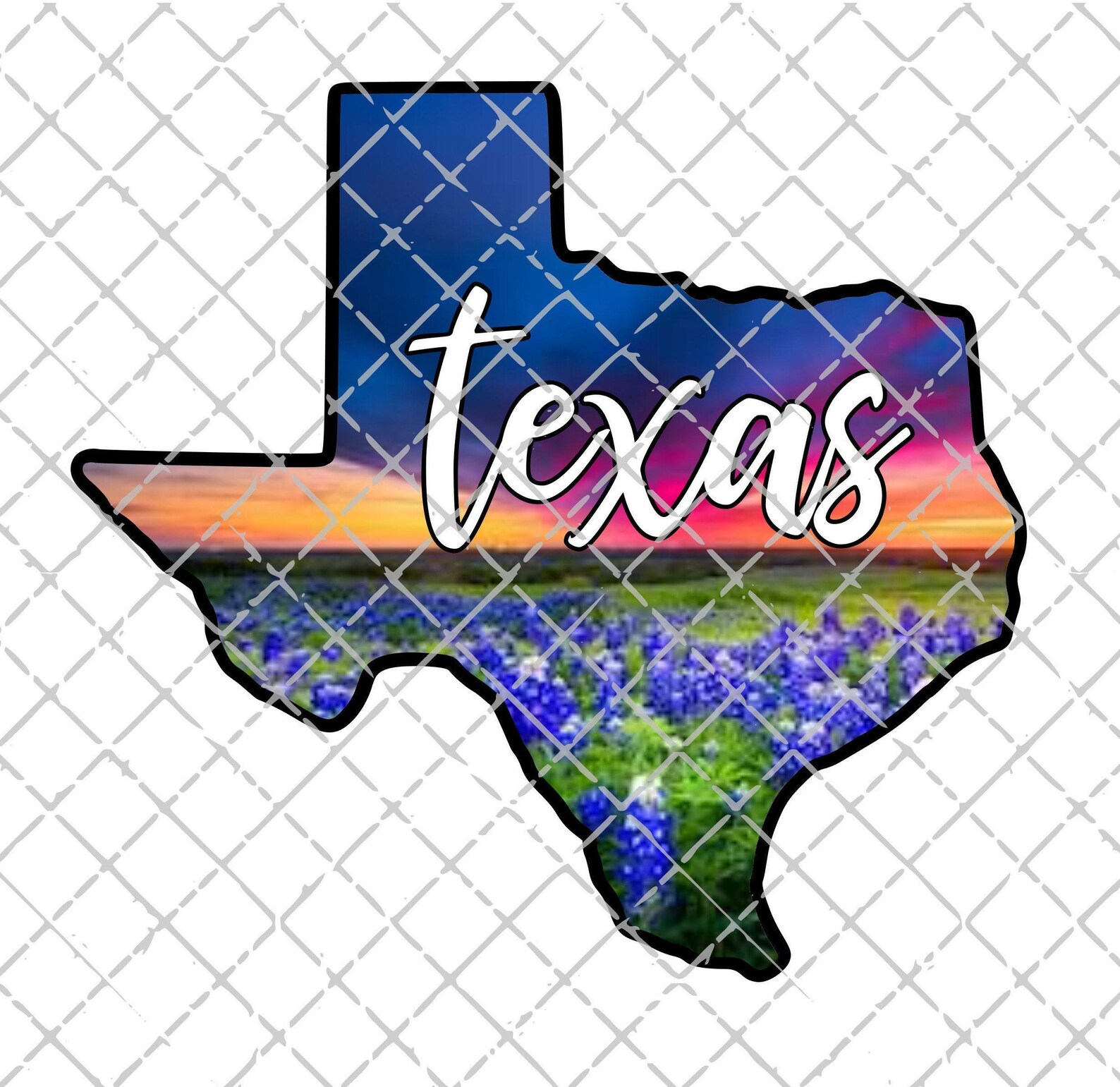 Texas Png Texas Sublimation Design Download Texas Sunset - Etsy