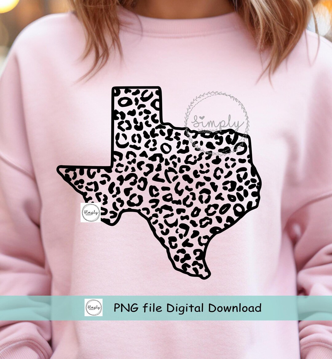 Texas Leopard Svg, Png File, Sublimation Download, Texas Png, Design ...