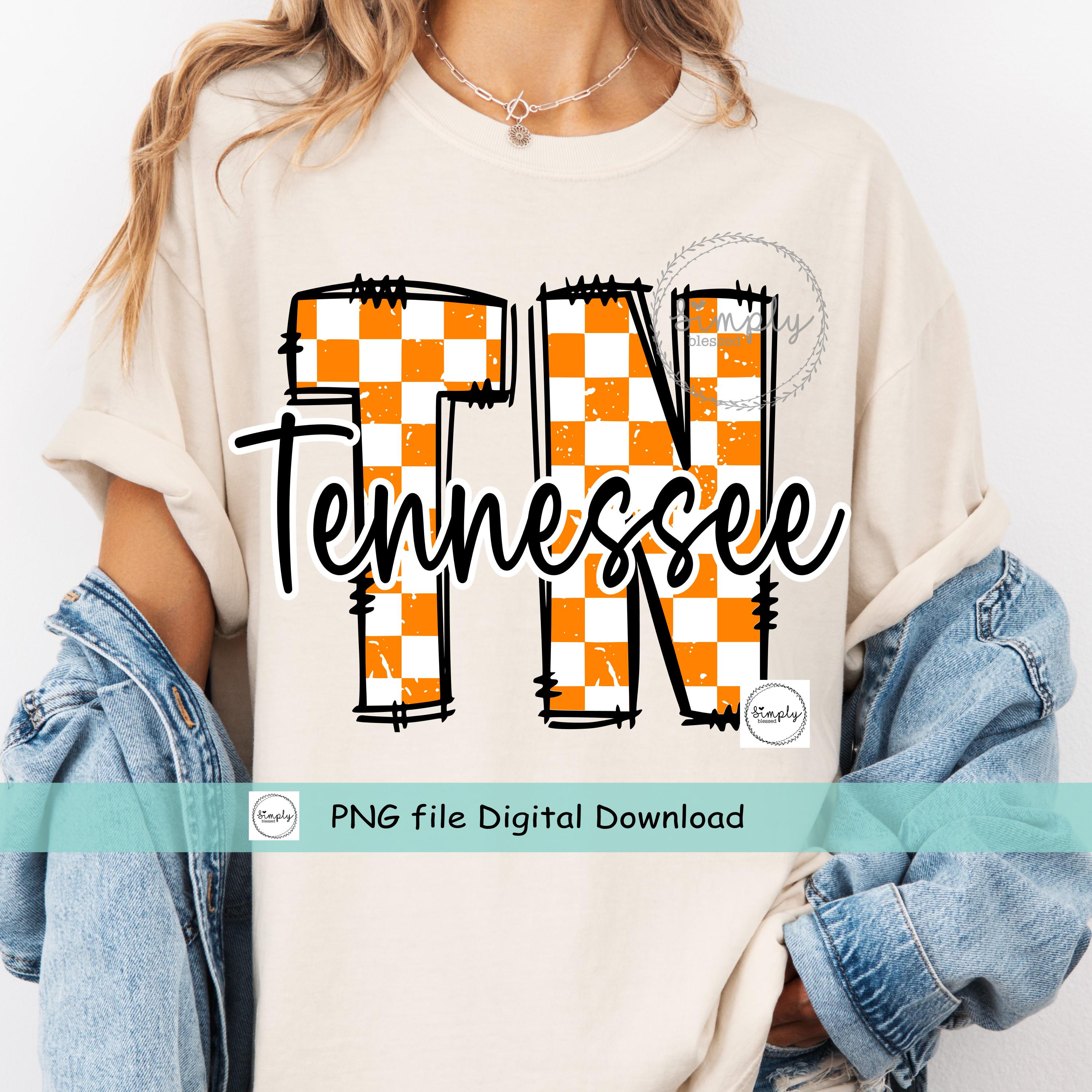 Tennessee Shirt Design PNG, Orange Tennessee Png, Trendy Tennessee ...