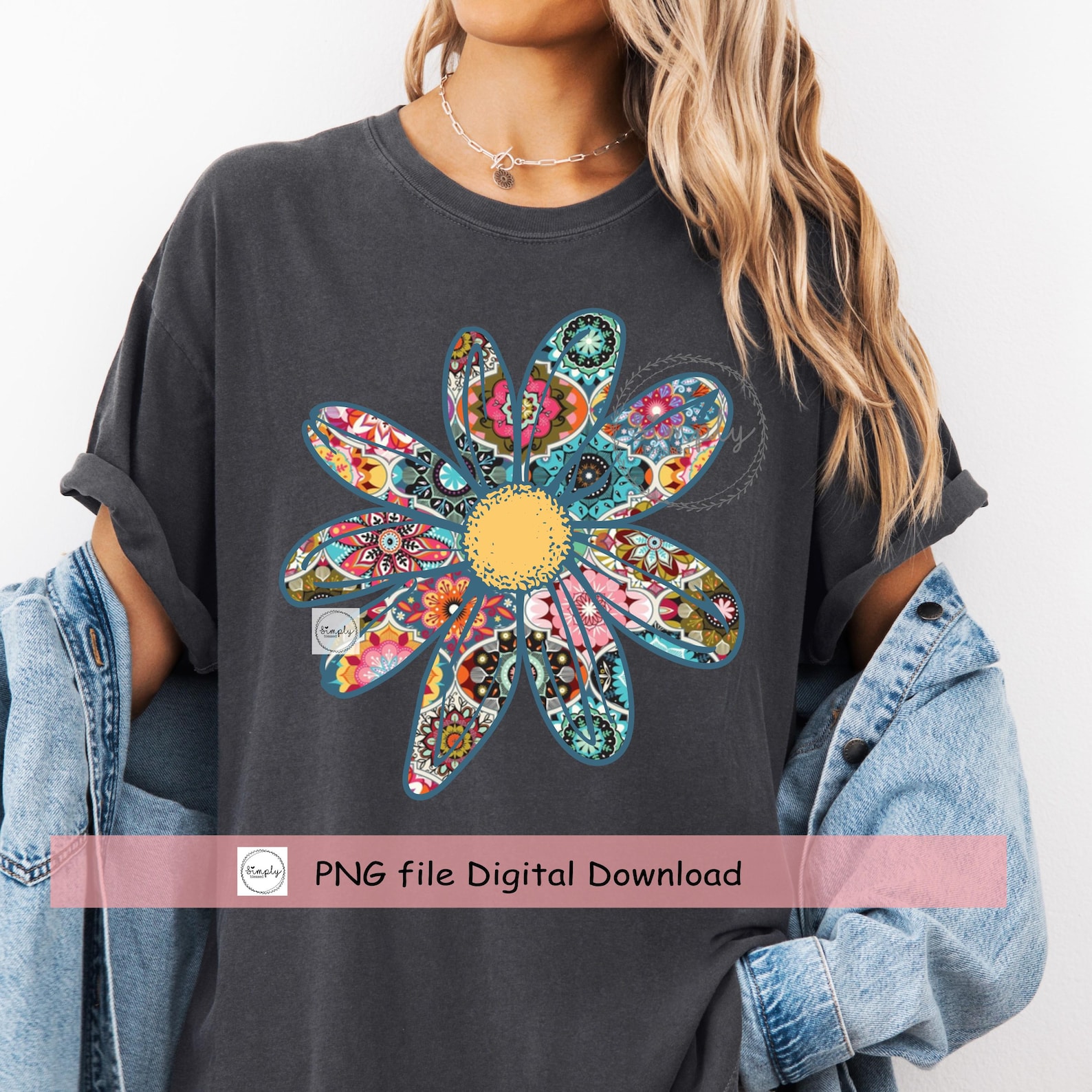Daisy Shirt Design PNG, Summer Flower Shirt Design, Trendy Spring PNG ...