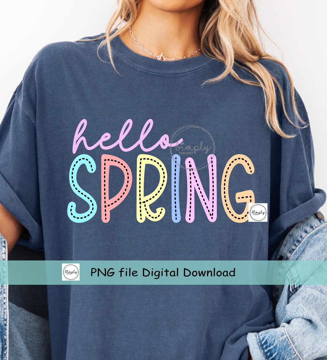 Spring Shirt Design PNG, Retro Floral Png, Hello Spring, Trendy Spring ...