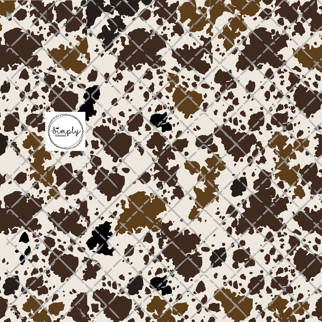 Cowhide Print Sublimation Design Background, Cowhide Digital Paper, Cow ...