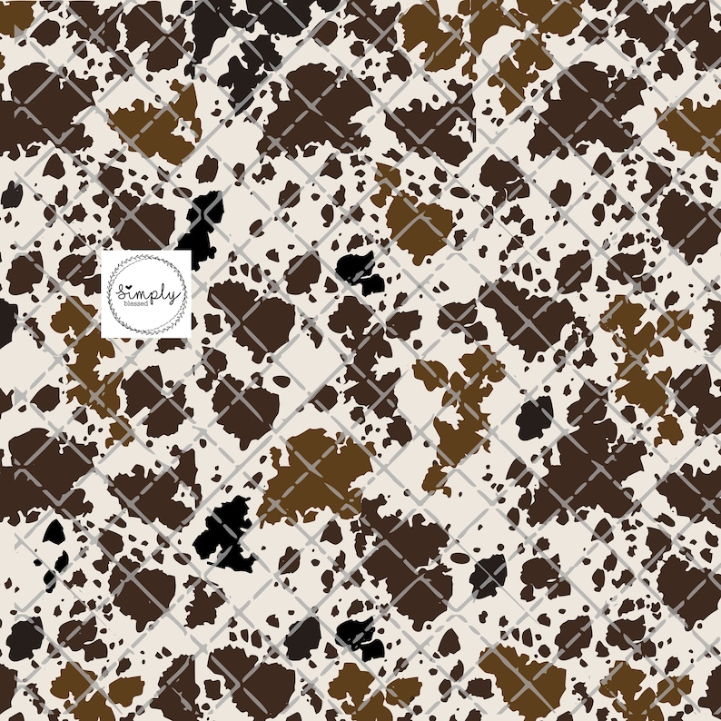 Cowhide Print Sublimation Design Background Cowhide Digital - Etsy