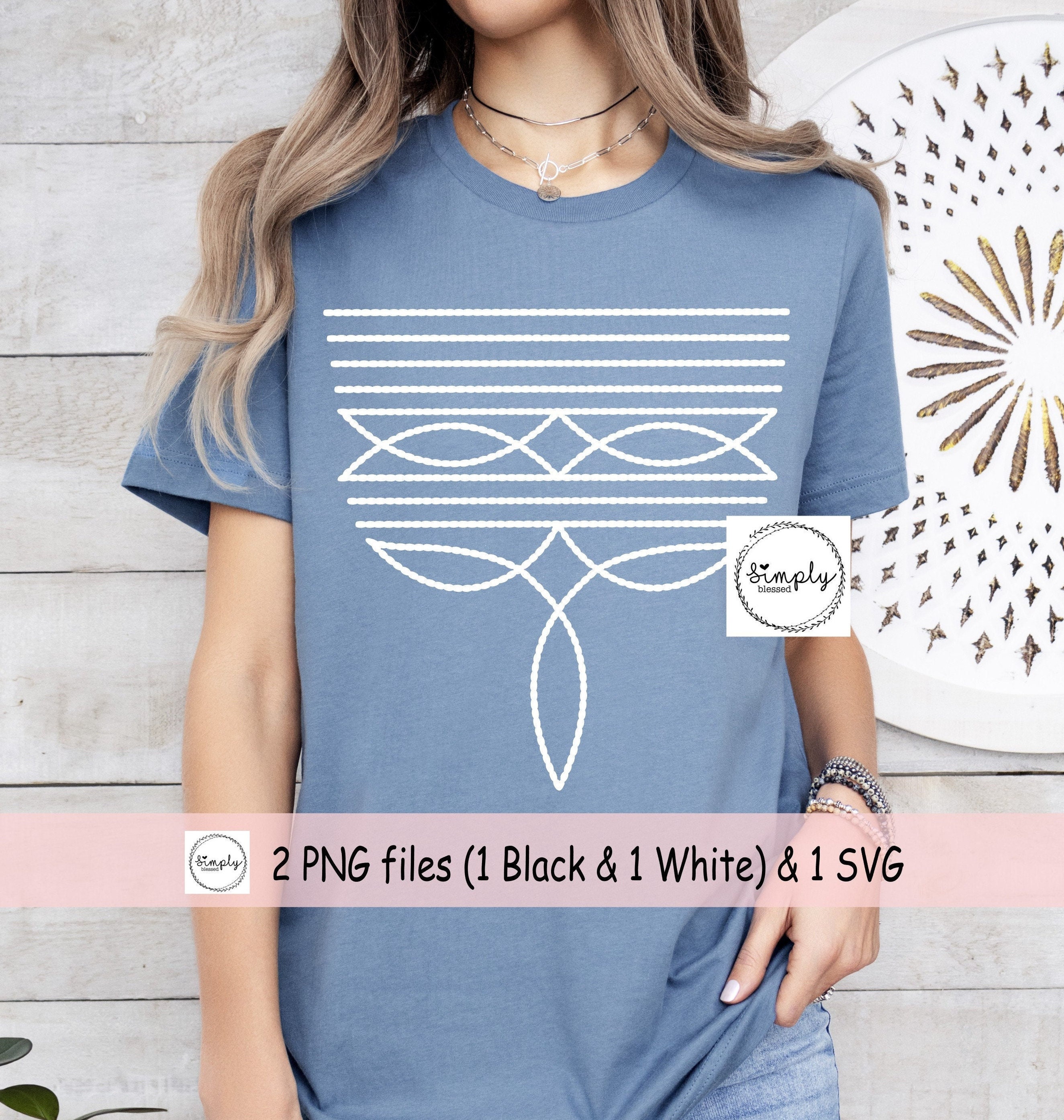 Western Boot Stitch Stitching Png, Western SVG, Cowgirl Rodeo Western ...