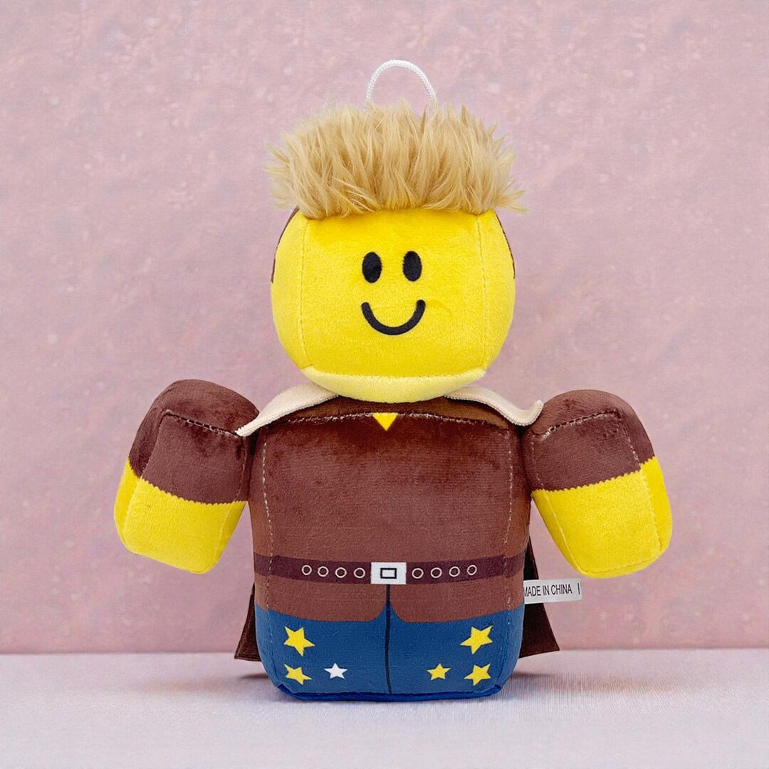 Cute Hero Plush Doll, Smiling Character Stuffed Toy, Cartoon Warrior ...