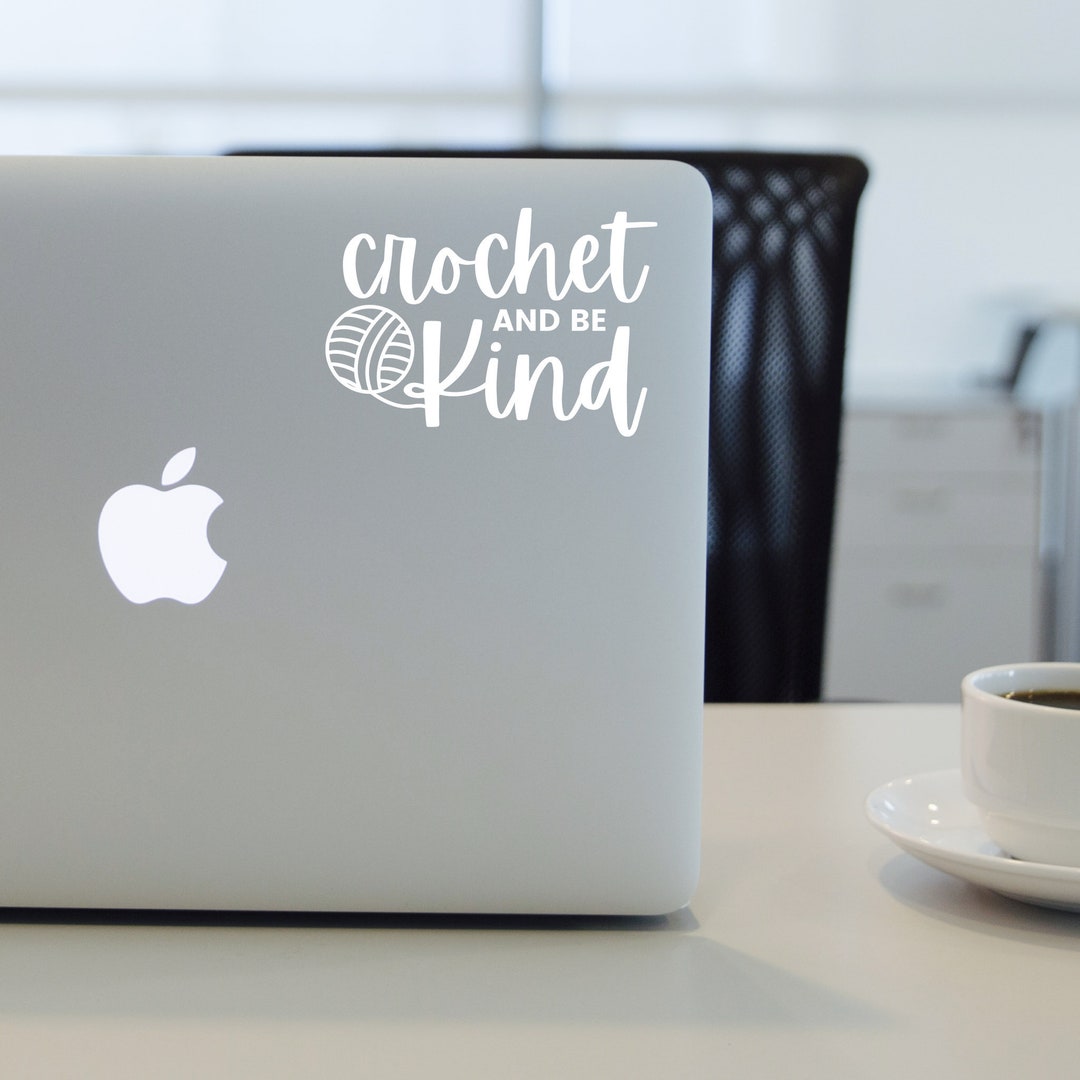 Gift for Crocheters, Gifts for Crafters, Crochet Decal, Yarn Decal ...