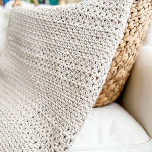 Crochet Throw Blanket Pattern, Baby Blanket Crochet Pattern, Simple ...