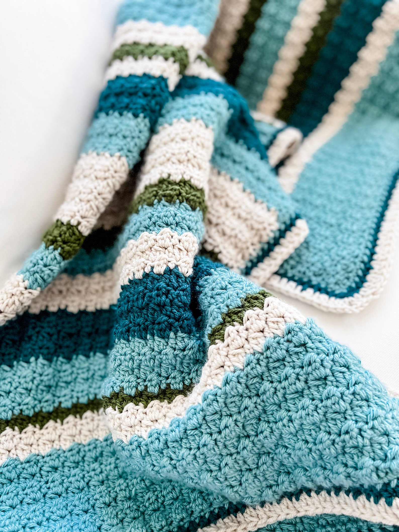 Modern Crochet Blanket Pattern Quick and Easy Crochet - Etsy