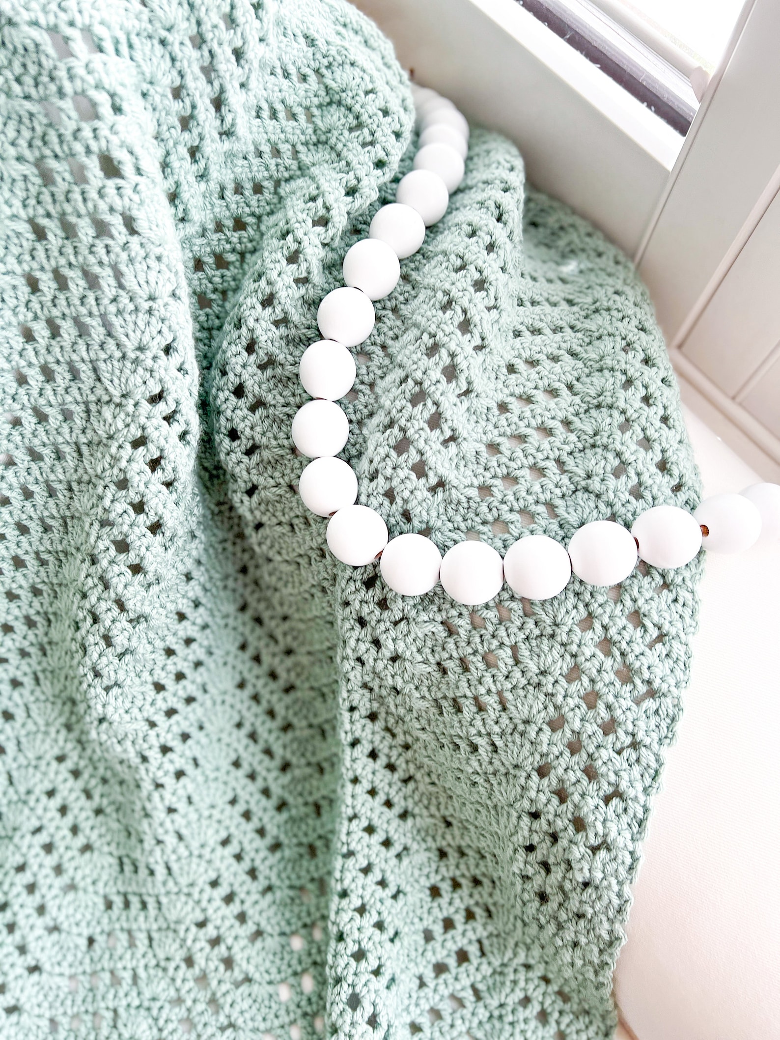 Heirloom Baby Blanket Crochet Pattern, Modern, Ripple, Easy, Afghan ...