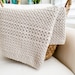 Crochet Throw Blanket Pattern, Baby Blanket Crochet Pattern, Simple ...