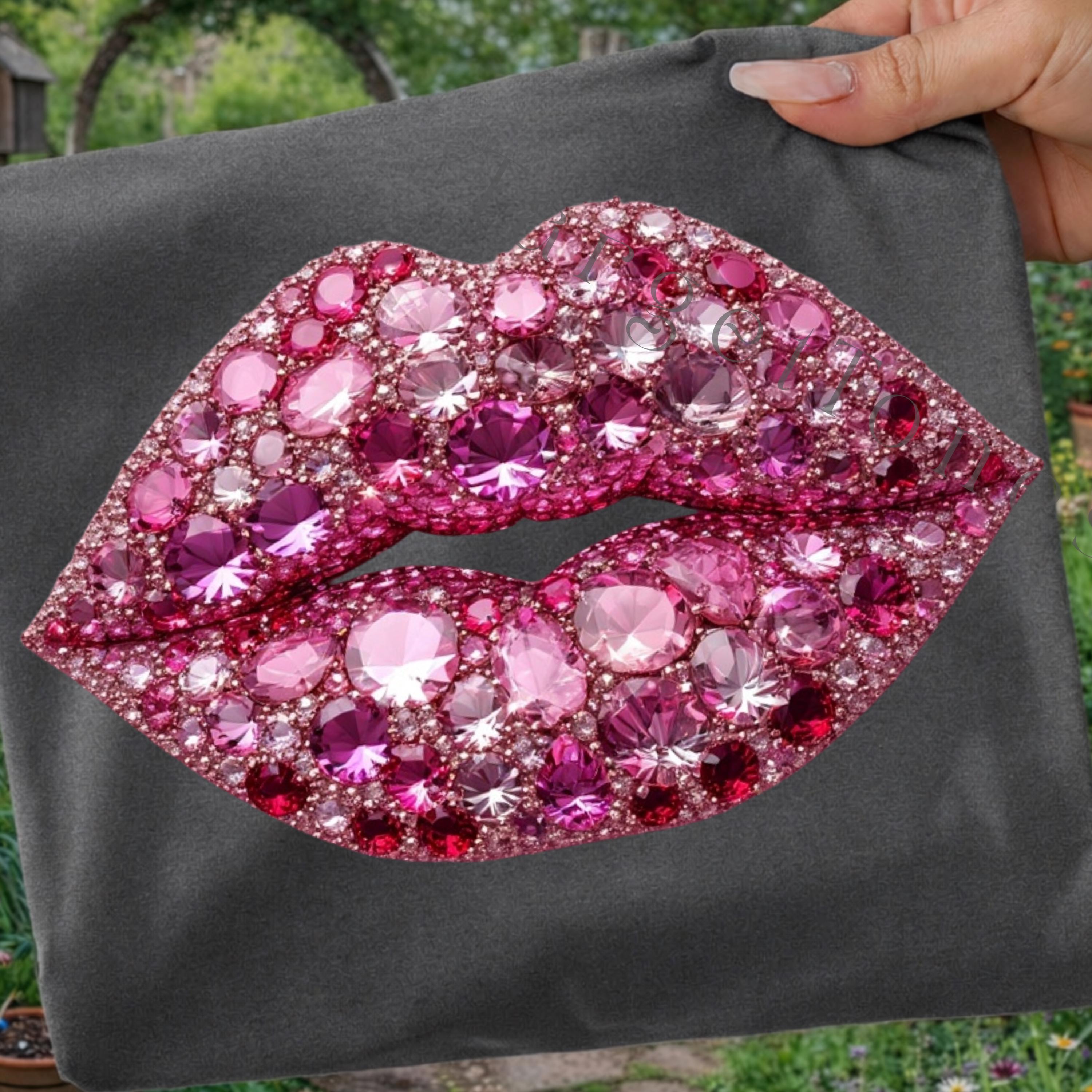 Pink Diamond Lips PNG, Clipart Rhinestone, Gemstone Lips Digital ...